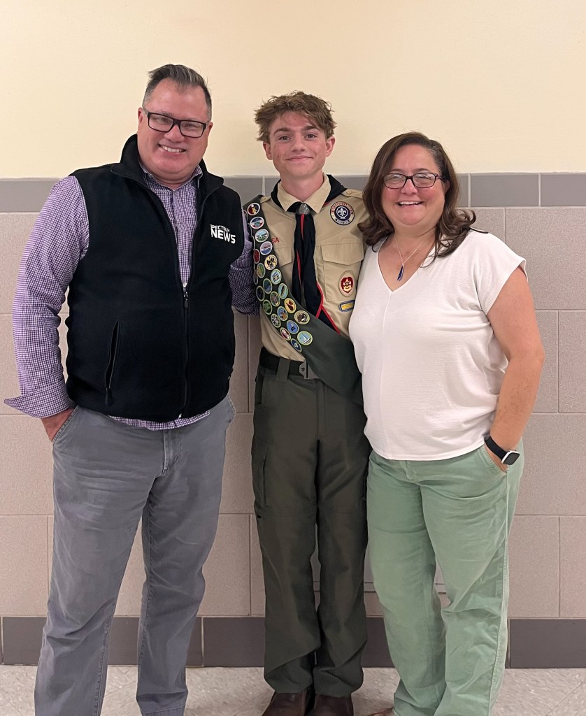 Congratulations to Eagle Scout #81: Aidan Kimmel – BSA Scout Troop 376 – Somers, NY